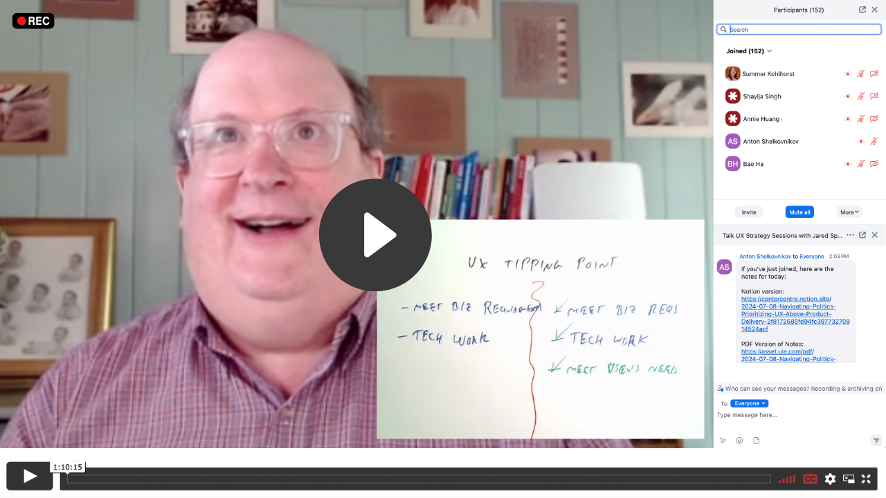 Work with Jared Spool - Center Centre